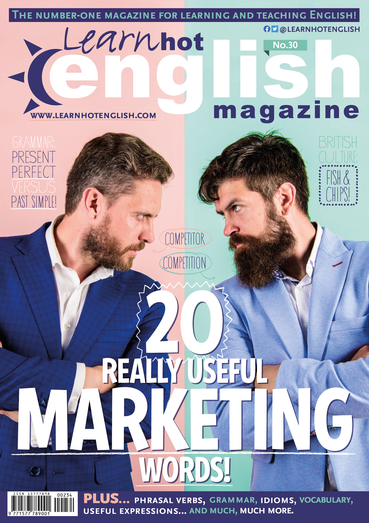 Subscribe to the monthly digital magazine | Learn Hot English