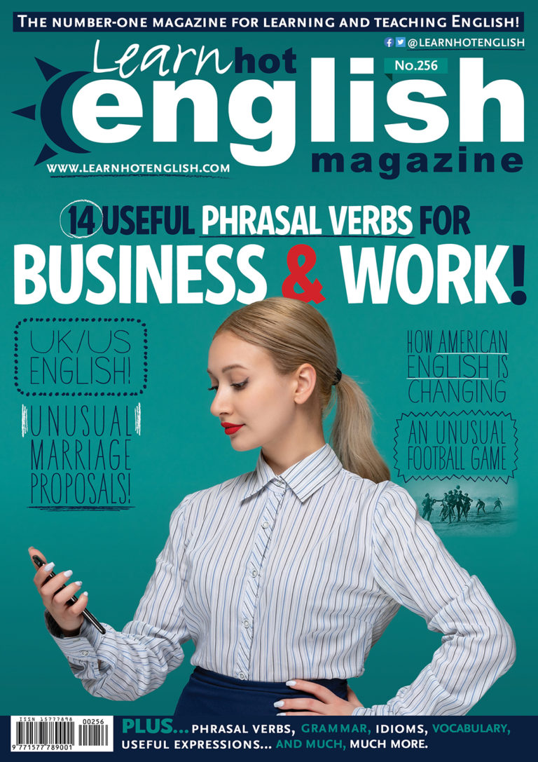 The latest issue of Learn Hot English magazine - Learn Hot English