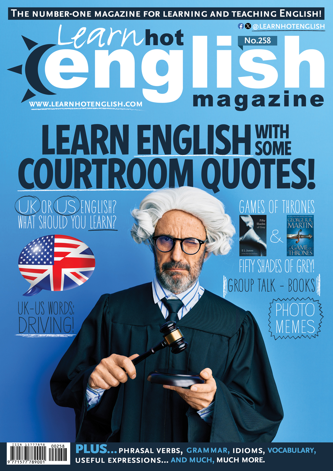 The latest issue of Learn Hot English magazine - Learn Hot English