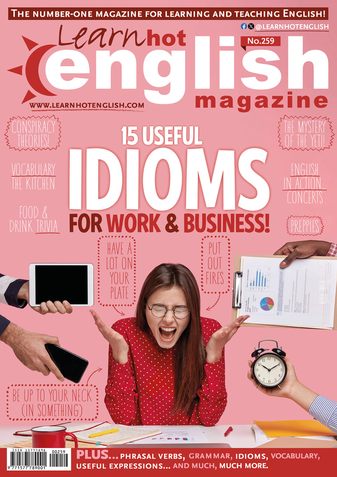 The latest issue of Learn Hot English magazine - Learn Hot English